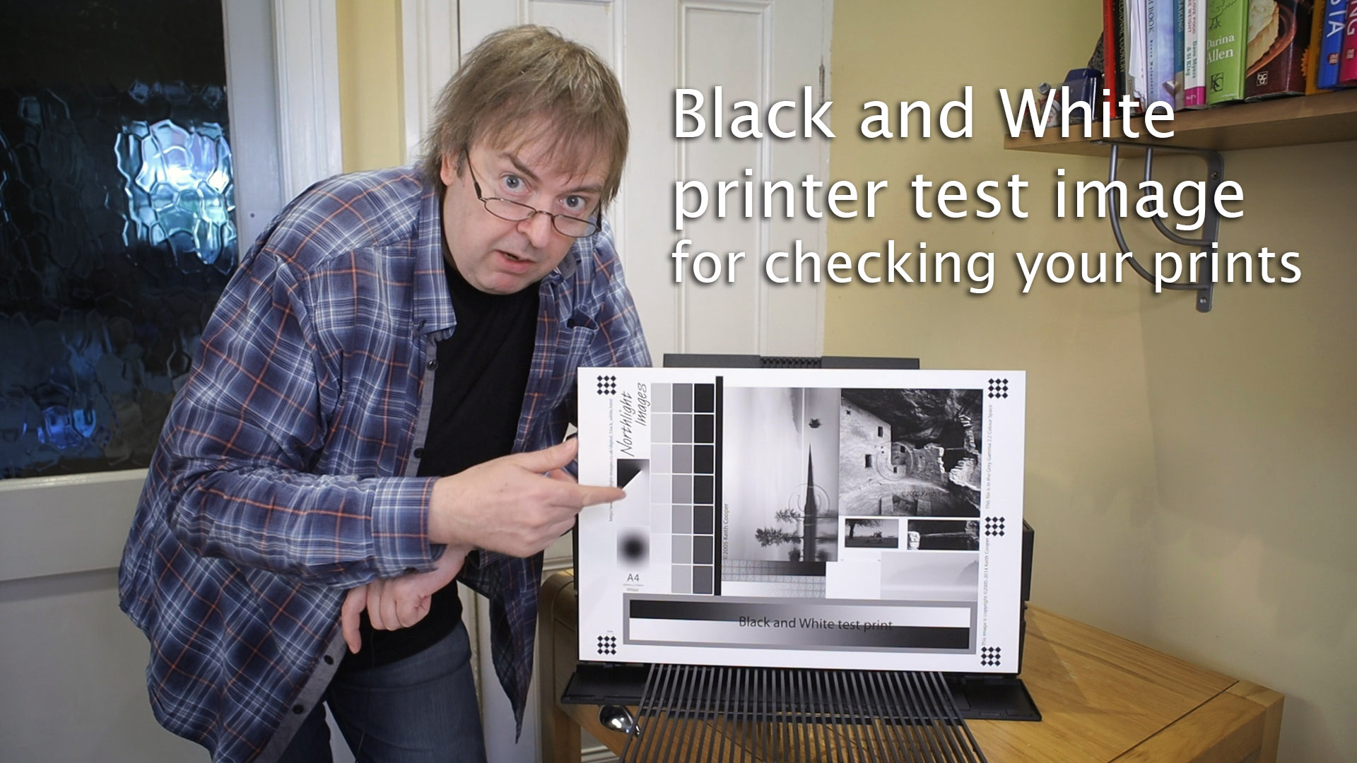 Video: Using Keith's black and white printer test image
